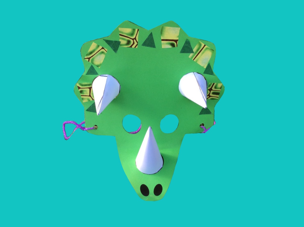 Triceratops Mask | Oxford University Museum of Natural History