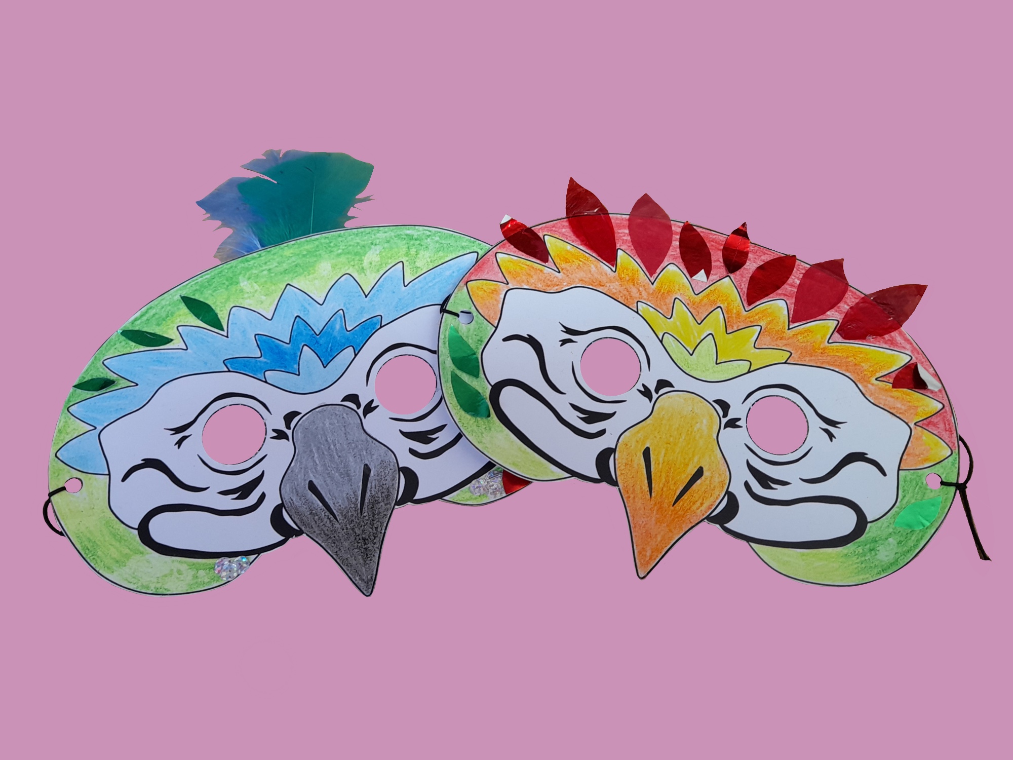 Mighty Macaw Mask | Oxford University Museum of Natural History