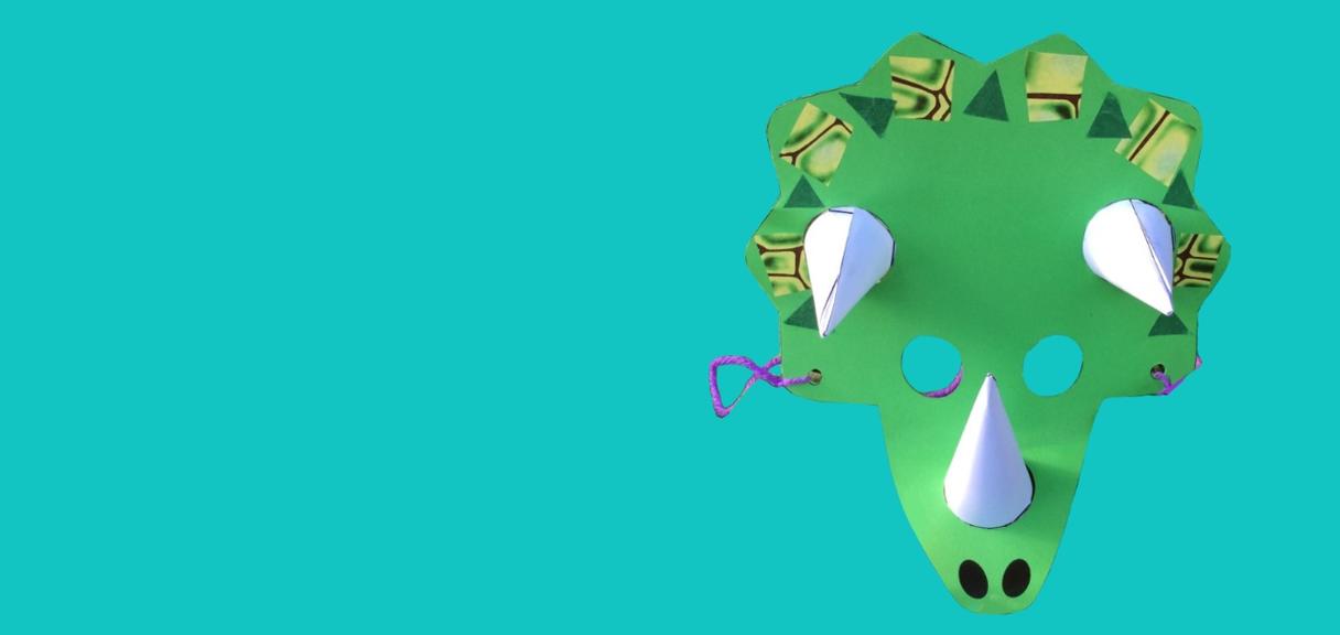 Triceratops Mask | Oxford University Museum of Natural History