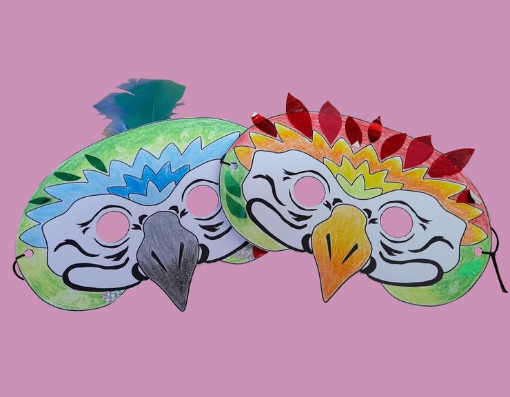 Mighty Macaw Mask | Oxford University Museum of Natural History