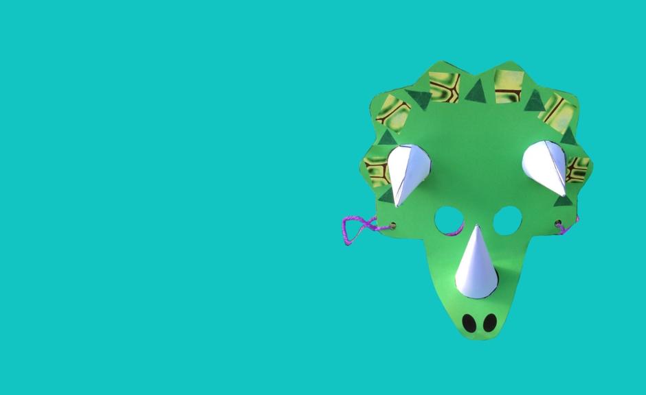 Triceratops Mask | Oxford University Museum of Natural History