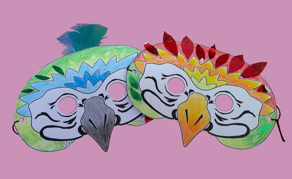 Mighty Macaw Mask | Oxford University Museum of Natural History